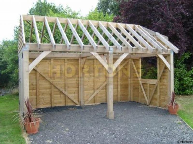 Post & Beam Garage made to measure and custom projects - Hortons ...